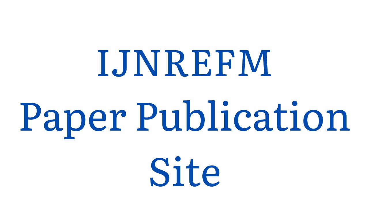 Paper Publication Sites - International Journal for Novel Research in ...